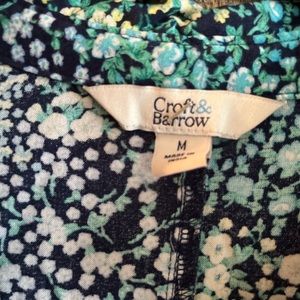 croft & barrow | Dresses | Croft Barrow Womens Summer Dress Green With ...